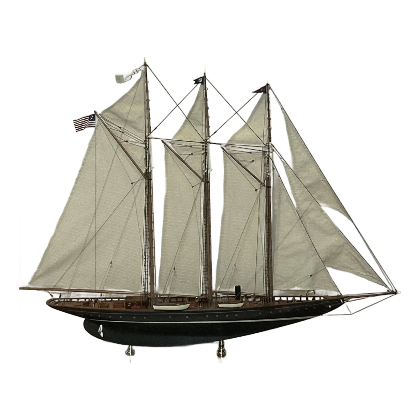 Ship's Model Schooner Atlantic | Chairish