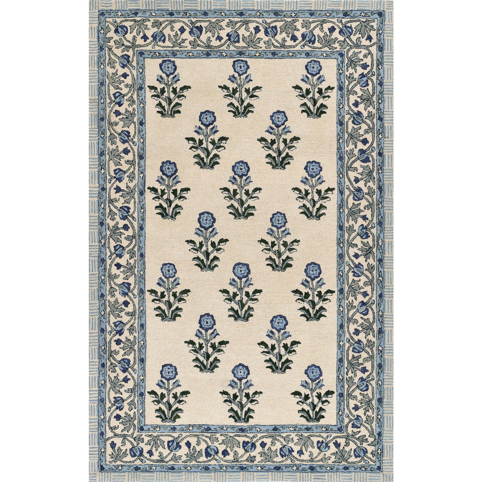 Momeni Cotswold Blue Hand Tufted Area Rug 2' X 3' | Chairish