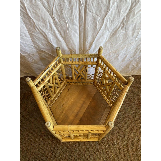 Late 20th Century Pair of Brighton Pavilion Fretwork Style Rattan ...