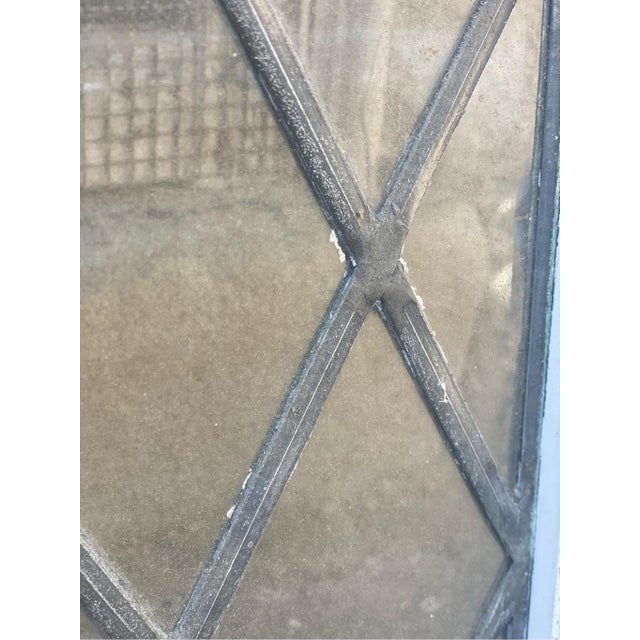 Antique Diamond Leaded Double Windows - a Pair | Chairish