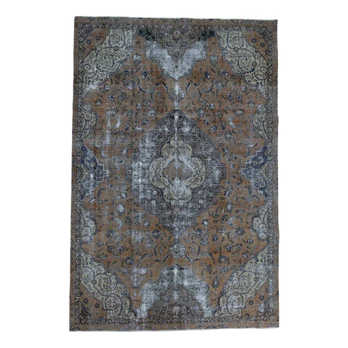 Vintage Middle Eastern Hand-Knotted Rug | Chairish