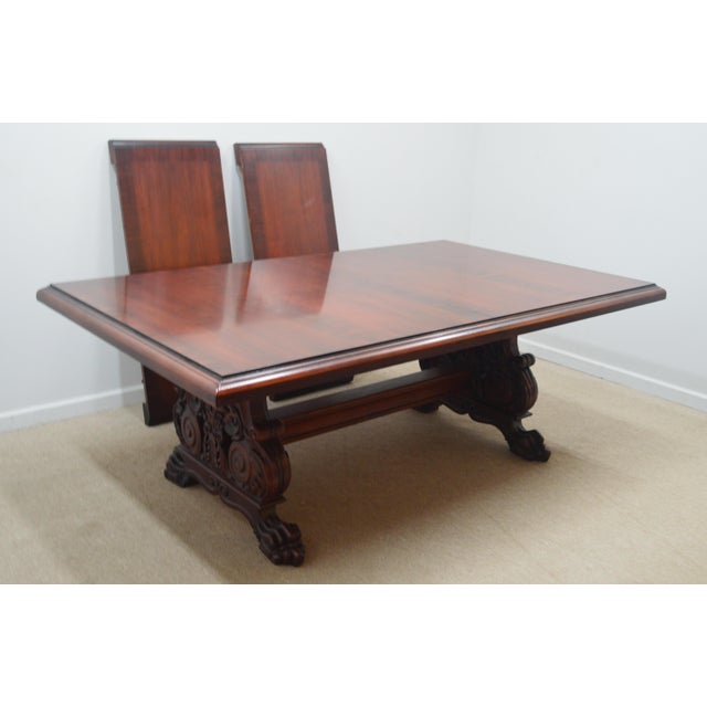 Polo Ralph Lauren Mahogany Dining Table With Pads | Chairish