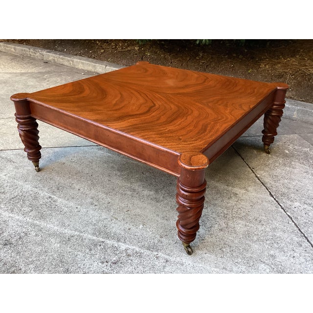 Square Baker Furniture Company Milling Road Square Wood Cocktail Table ...