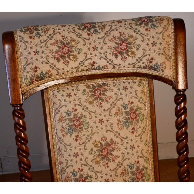 1870 Antique George Hunzinger Barley Twist Mahogany Platform Rocking ...