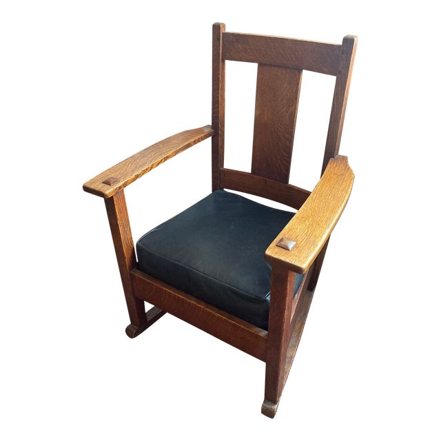 Early 20th Century Limbert Arts and Crafts / Mission Style Rocking ...