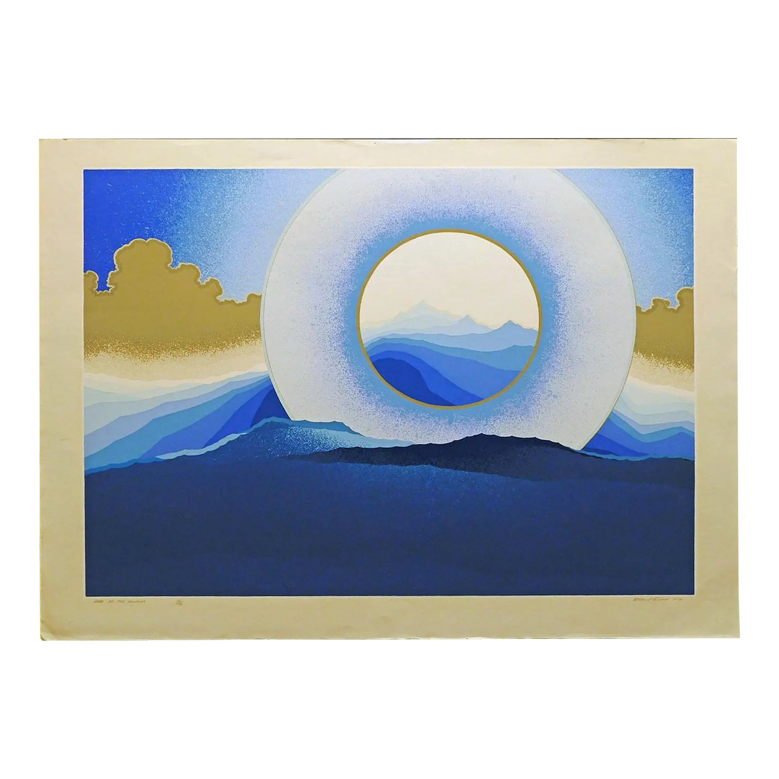 Richard Gilbert "Alpha and Omega" Hand Signed Serigraph Fine Art 1982 ...