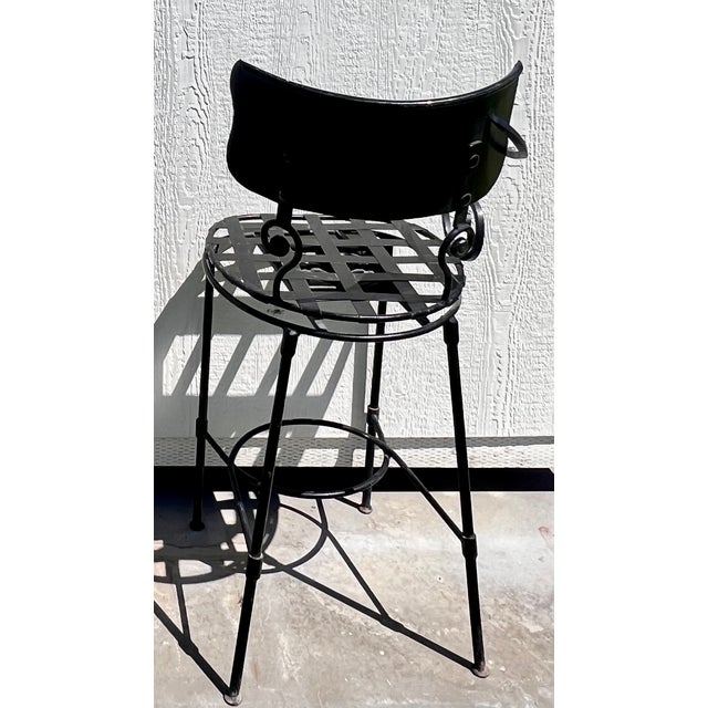 Hand Forged Heavy Iron Spanish Revival Mexican Bar Stools - Set of 2 ...