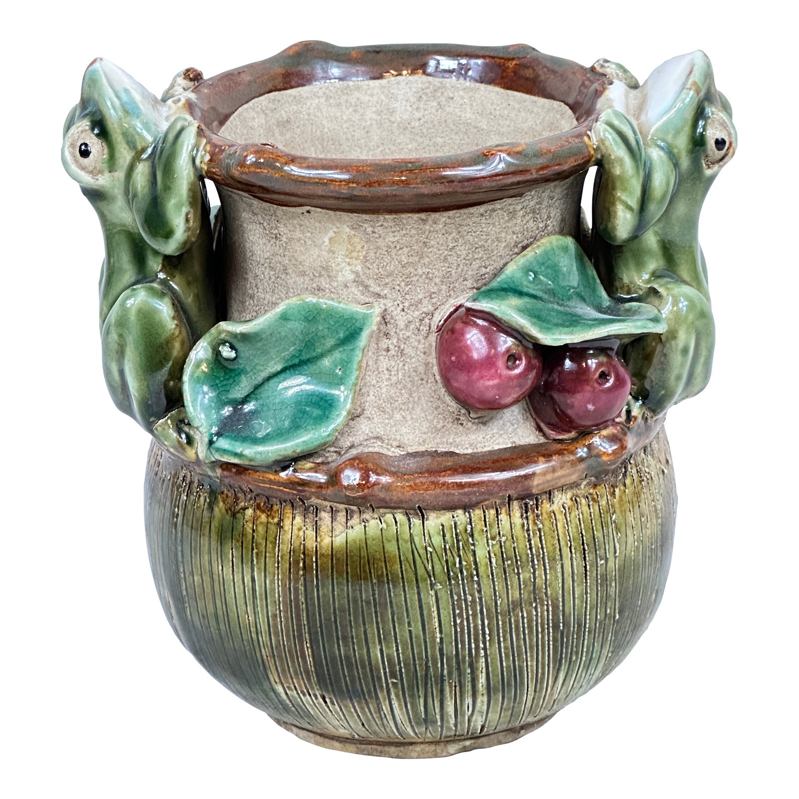 Vintage Frog Vase | Chairish