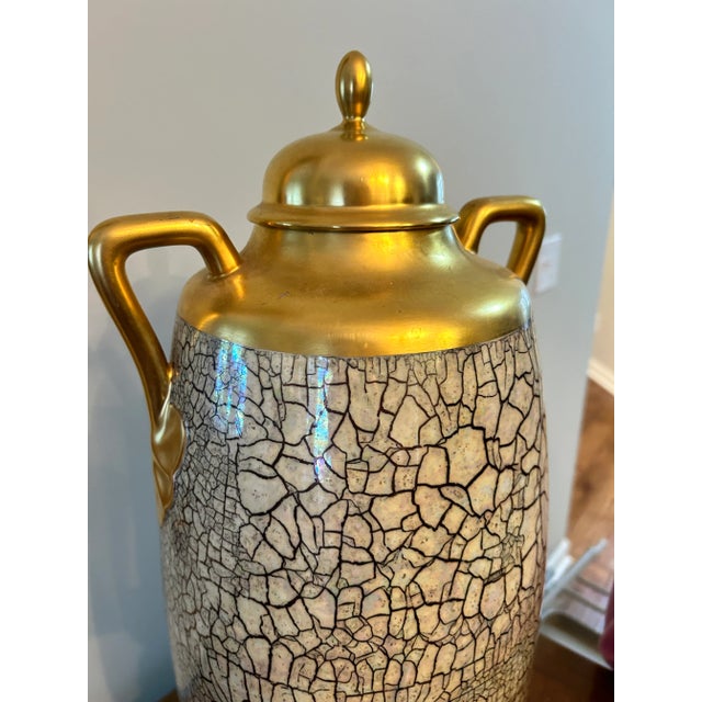 Early 1900s Neoclassical Ginger Jar by Oscar and Edgar Gutherz Royal ...