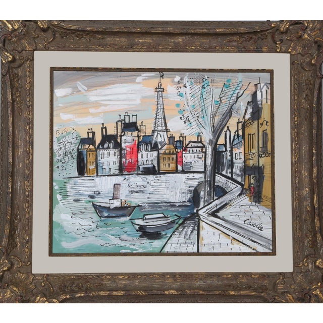Charles Cobelle Eiffel Tower, Painting by Charles Cobelle circa 1966 ...