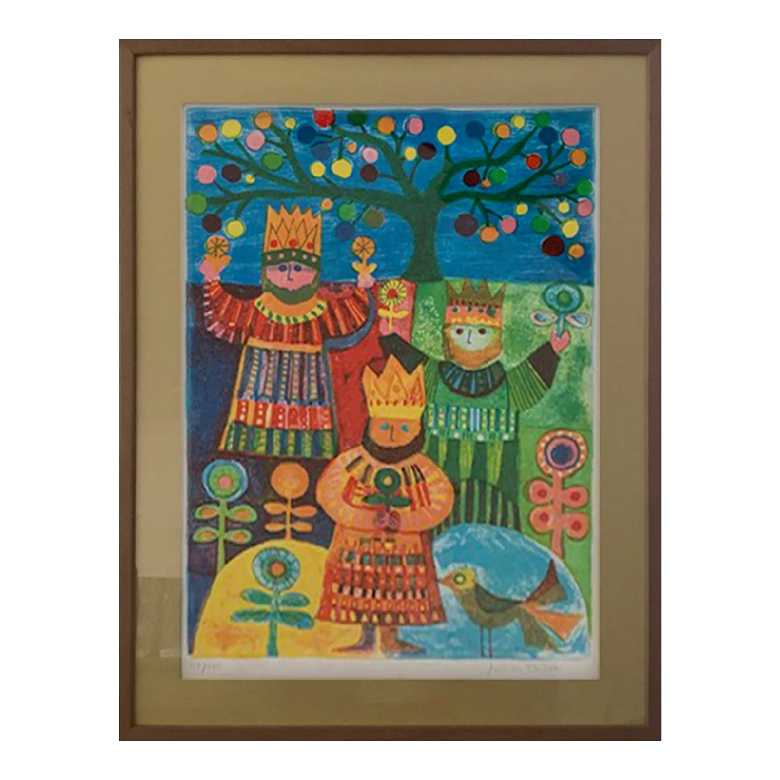 Three Kings, Judith Bledsoe Lithograph | Chairish
