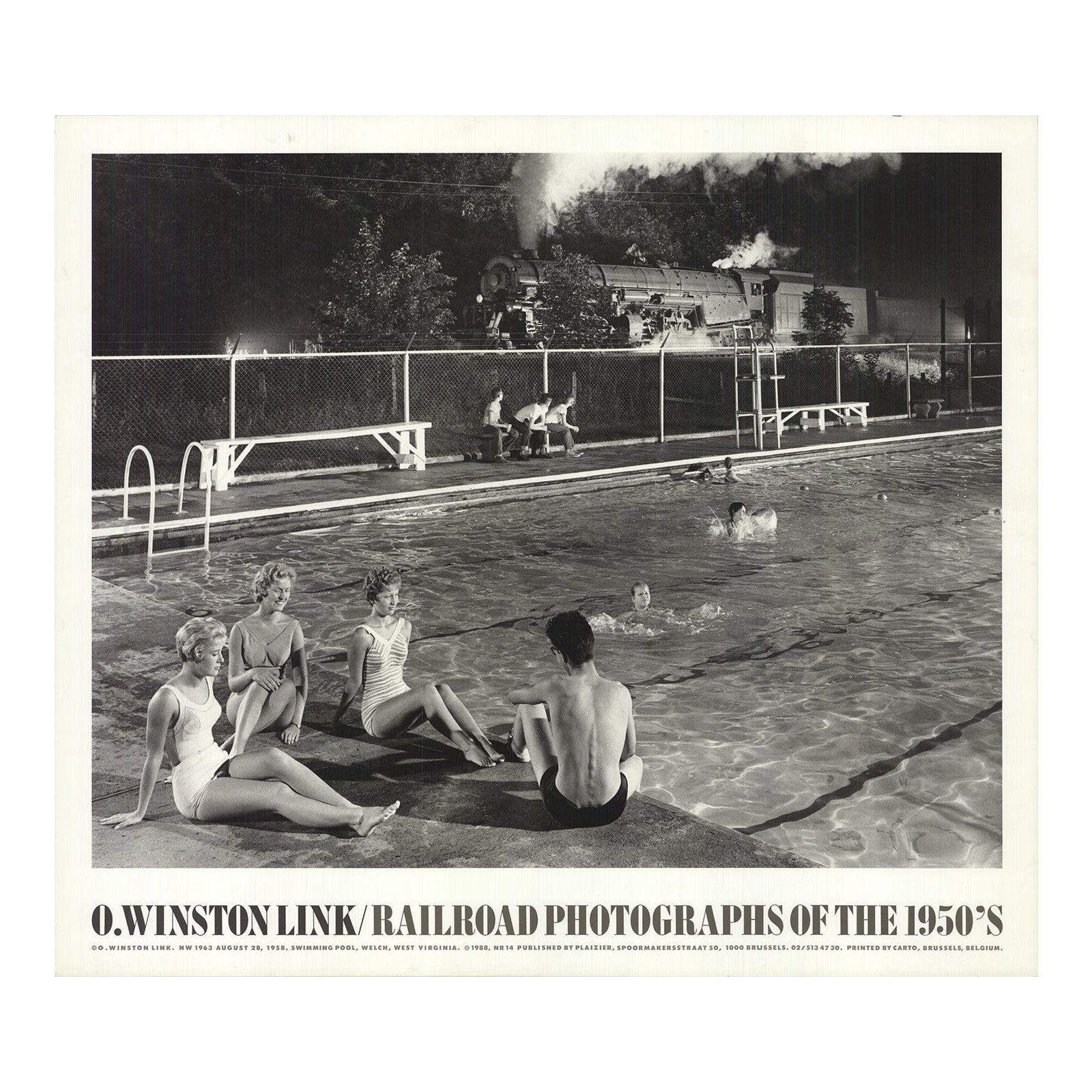 1988 O. Winston Link 'Swimming Pool, Welch, West Virginia' Photography ...