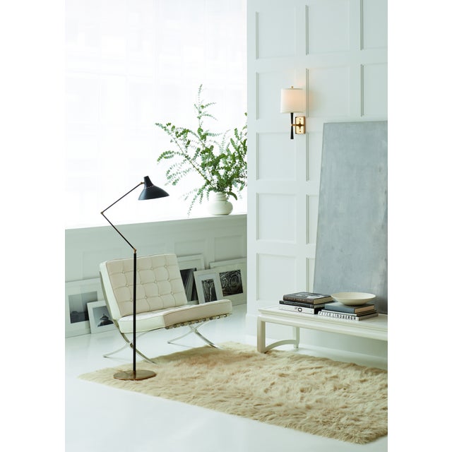 Barbara Barry for Visual Comfort Signature Refined Rib Sconce in Ebony ...