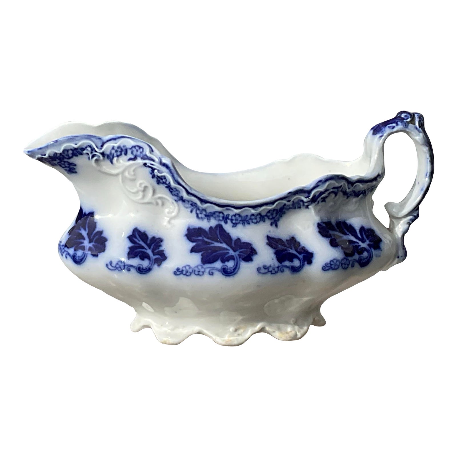 1900s Johnson Brothers Normandy Pattern Gravy Boat | Chairish