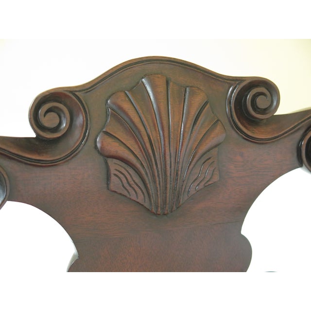 Kindel Winterthur Collection Mahogany Clawfoot Arm Chairs- A Pair ...