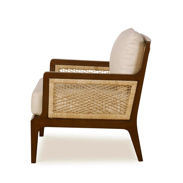 Pasadena Abaca Lounge Chair | Chairish