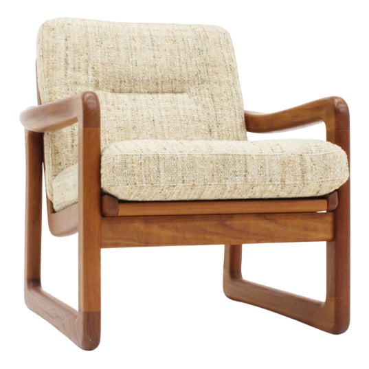 Vintage Easy Chair in Teak from Holstebro Möbelfabrik, 1960s | Chairish
