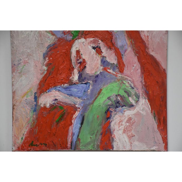 Peter Diem Signed Oil on Canvas Painting | Chairish