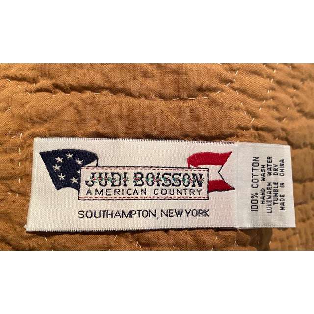 Vintage 1990s Judi Boisson Hand-Stitched American Country Throw Quilt ...