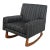 Mid Century Modern Upholstered Rocking Chair | Chairish