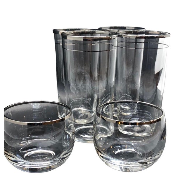 Mid Century Modern Heisey Vintage Bar Glass Set—Decanters, Snifters ...
