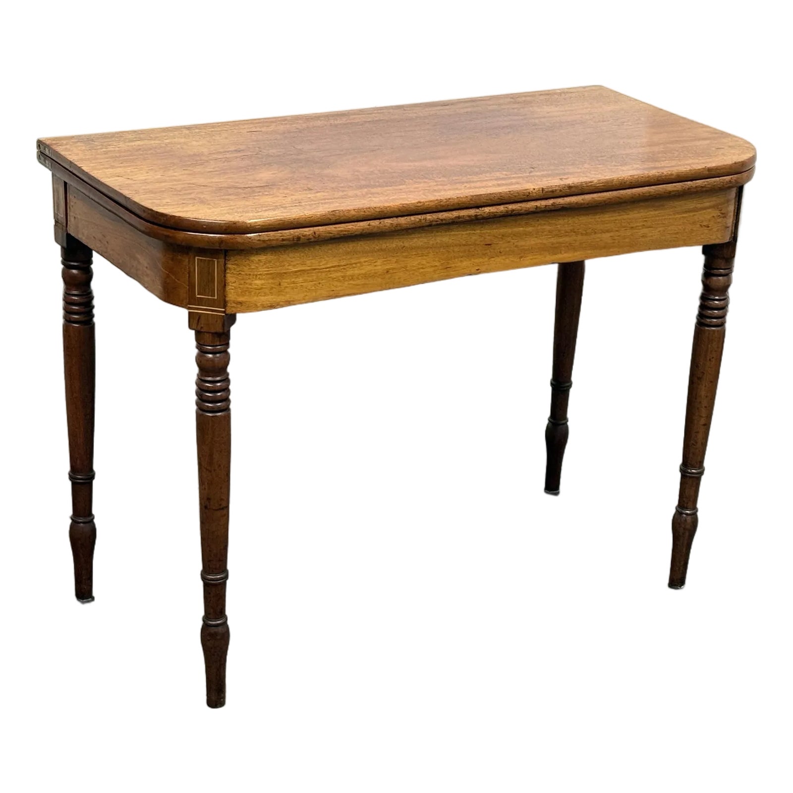 Vintage Flip Up Console/Game Table | Chairish