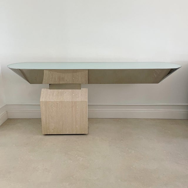 1970's Brueton "Off Beam Console" Designed by J. Wade Beam | Chairish