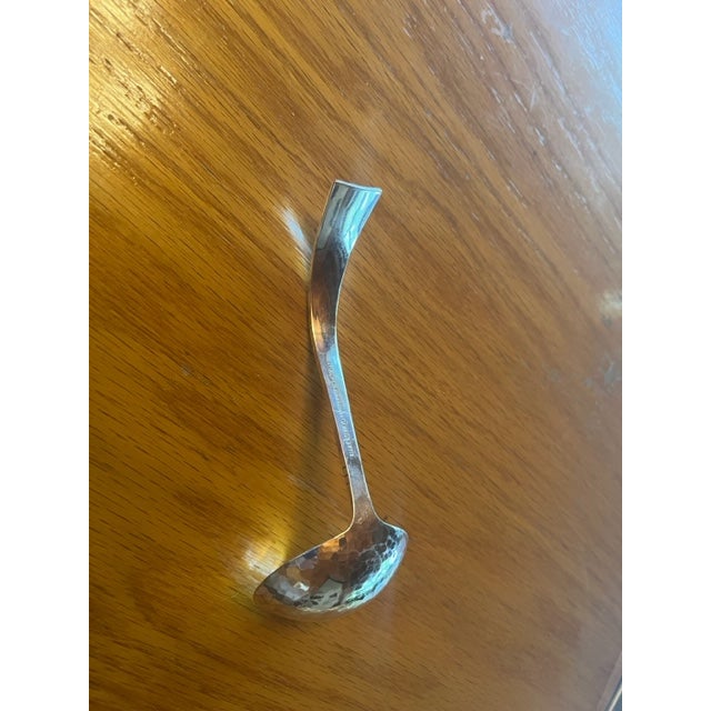 1950s Allan Adler Silversmiths Mid-Century Sterling Gravy Ladle in ...
