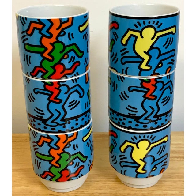 Mugs by Keith Haring for Konitz - Set of 6 | Chairish