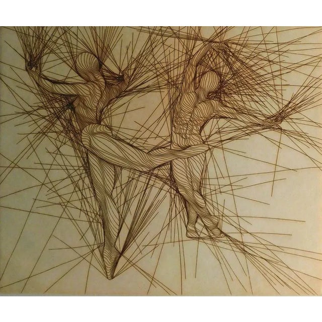 Guillaume Azoulay Pas De Deux Hand Signed Art Etching Dancers Artwork ...