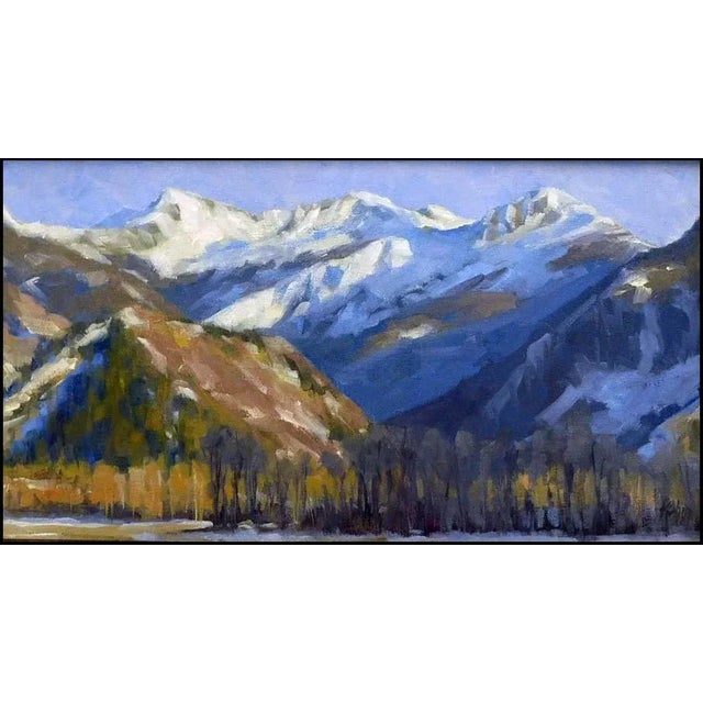 Robert Bob Rohm "On the Way to Aspen" Original Oil on Board Landscape ...