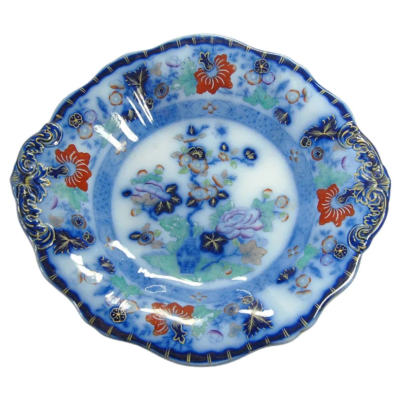 19th Century Victorian Bombay Pattern Dish from Samuel Alcock, 1890s ...