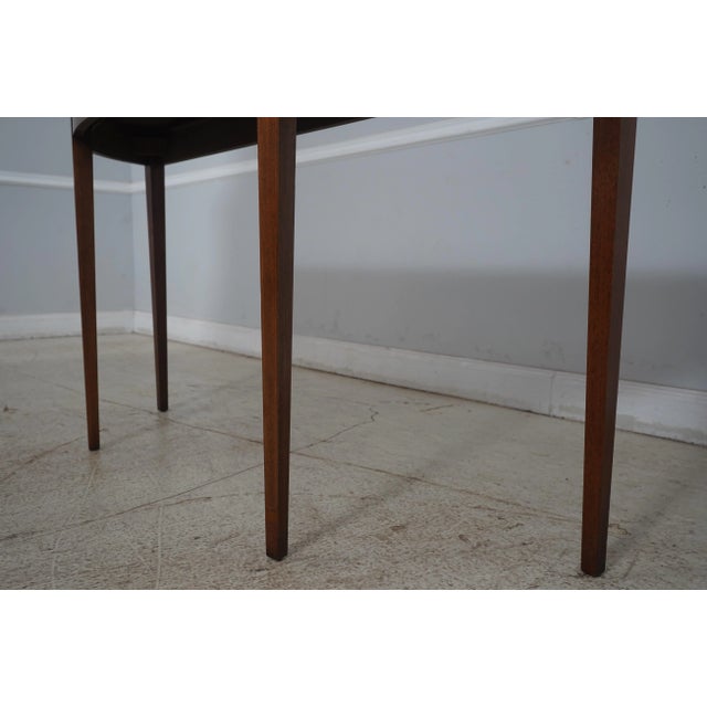 Wellington Hall Mahogany Console Sofa Table W. Inlay | Chairish