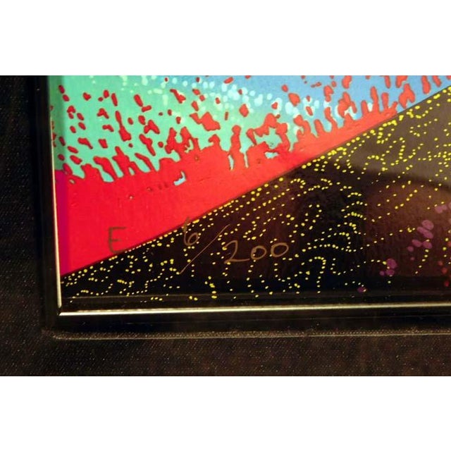 Eyvind Earle "Fire Magic"Commemorative Serigraph Custom Frame Tree ...