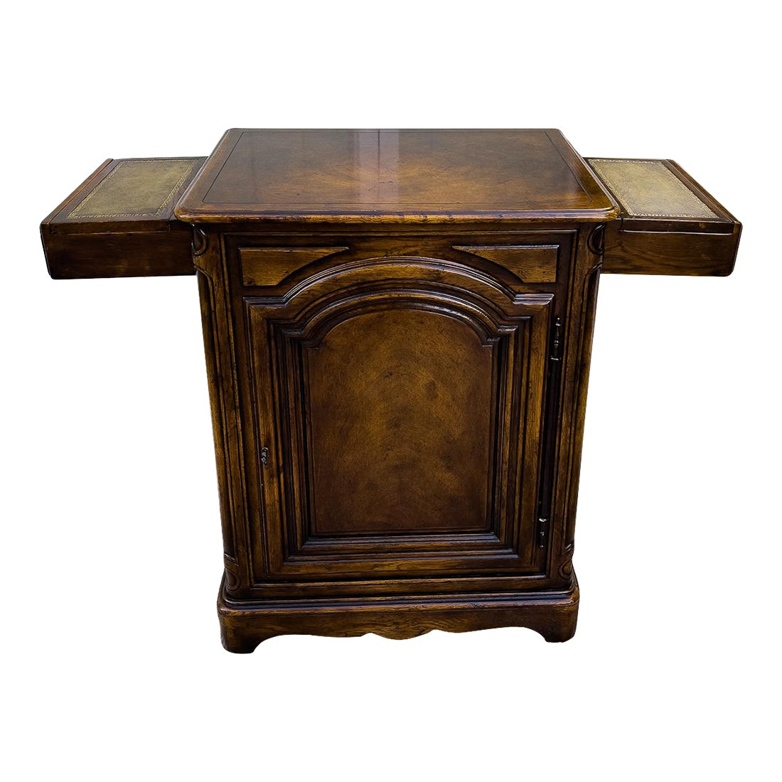 1990s Theodore Alexander Raised Panel Door Accent Cabinet and Side ...