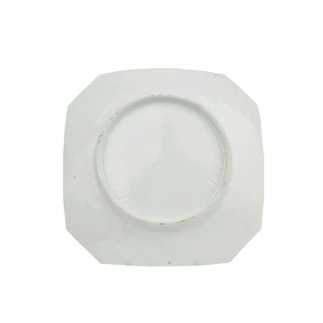 Late 19th Century Hand Painted Rose Medallion Octagon Shape Plate ...