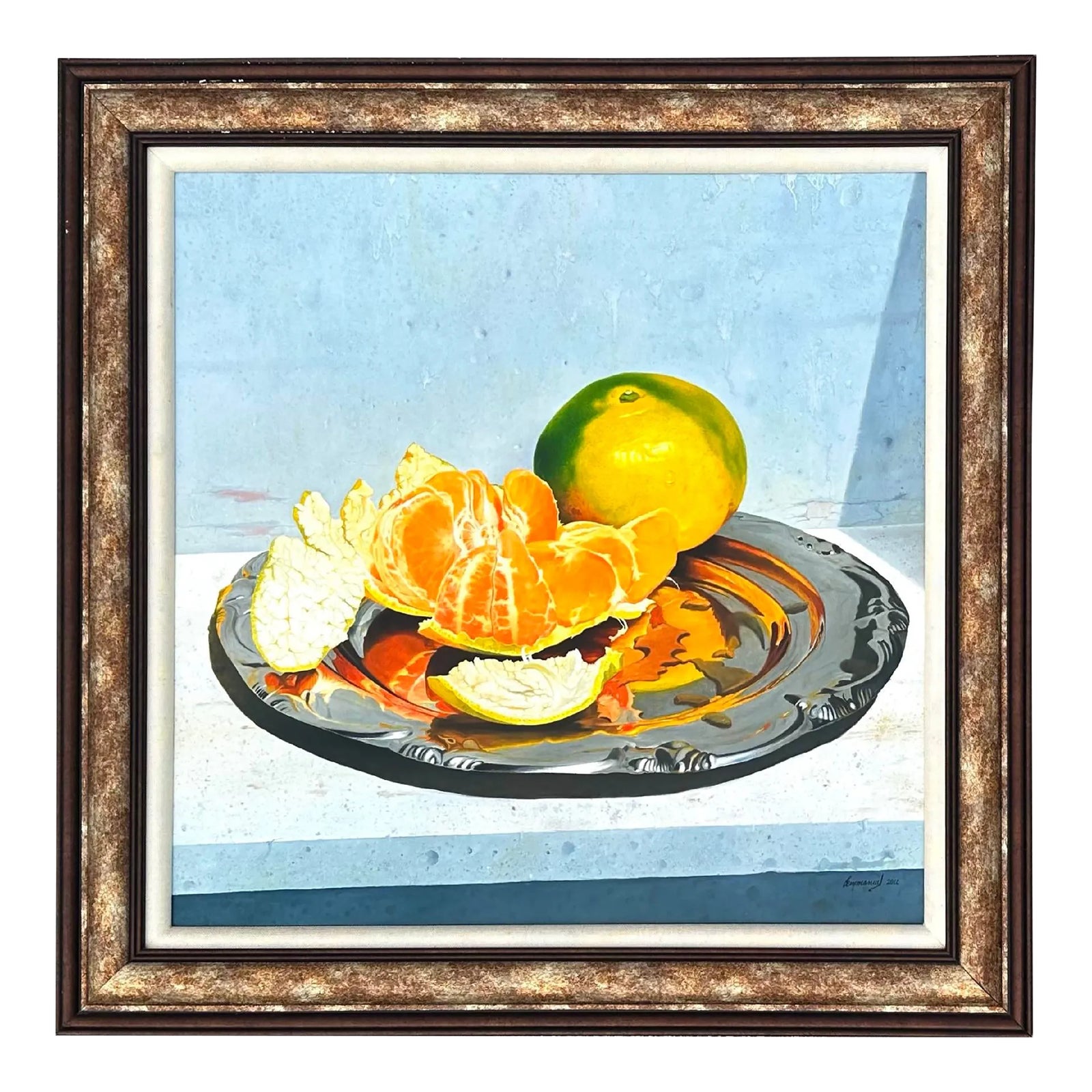 Vintage Original Still Life Oil on Canvas | Chairish