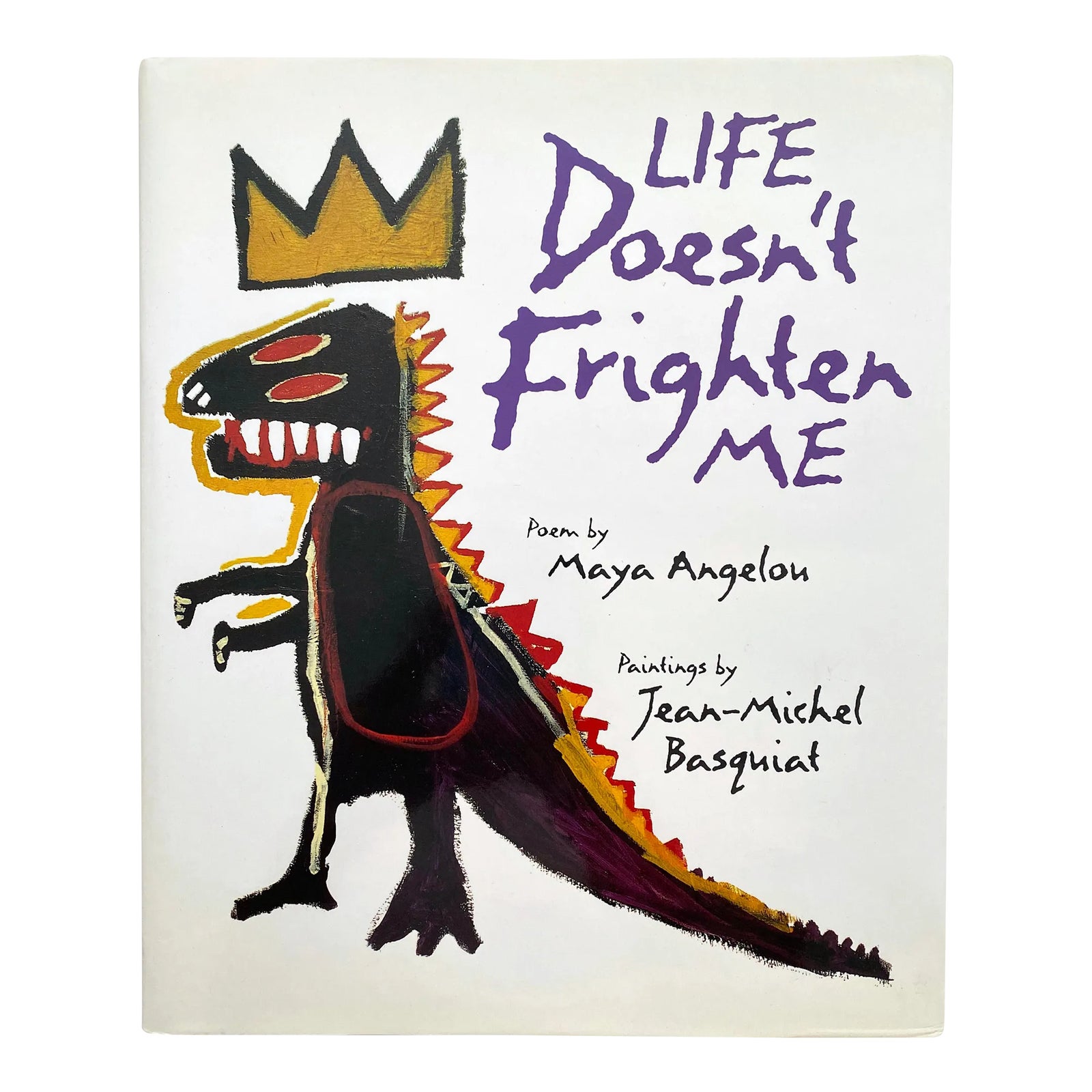 " Life Doesn't Frighten Me " Vintage 1993 First Edition Jean Michel ...