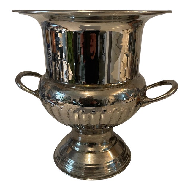 1960s Silver Plated Trophy Ice Bucket | Chairish