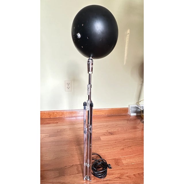 Mid Century Robert Sonneman Telescoping Globe Spot Floor Lamp | Chairish