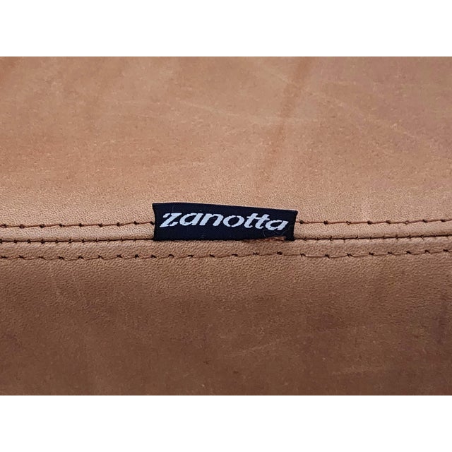 Karelia Lounge Chair in Brown Leather by Liisi Beckmann for Zanotta ...