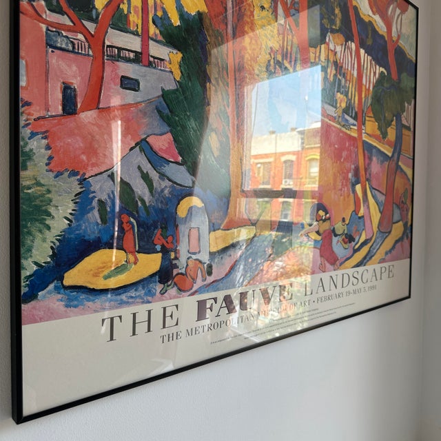 1990's Framed Met Fauvism Exhibition Poster | Chairish