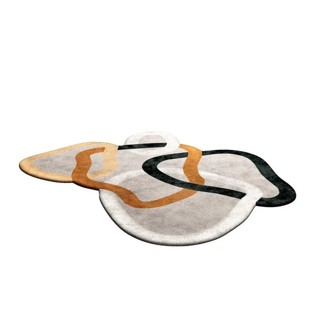 Tapis Shaped 04 Modern Eclectic Rug by TAPIS Studio | Chairish