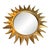 1980s Aztec Sun Wall Sunburst Mirror, Hollywood Regency Style | Chairish