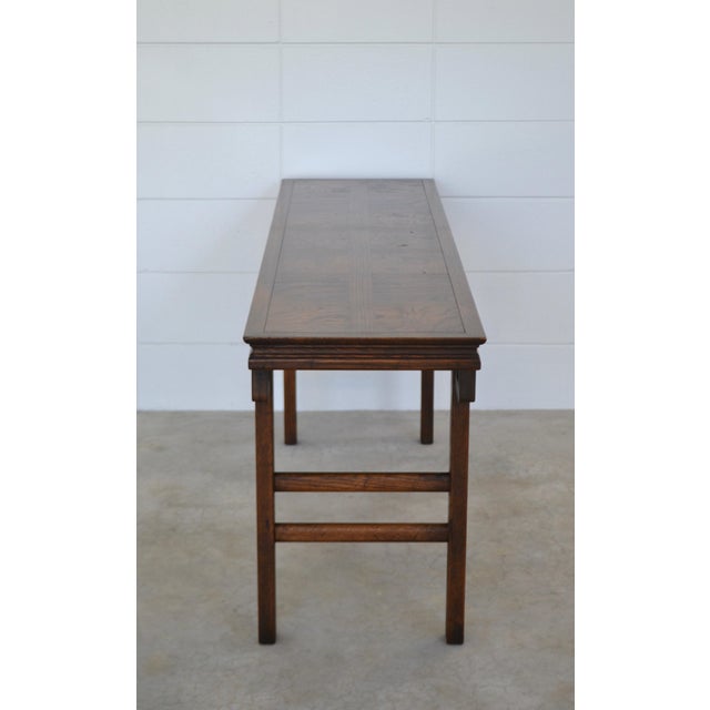 1960s Mid-Century Asian Inspired Console Table | Chairish