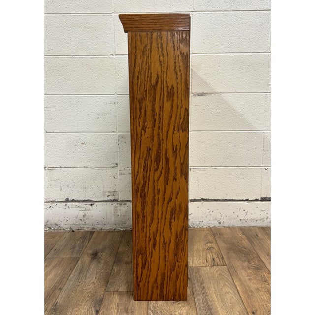 Vintage Mission Arts and Crafts Style Oak Barrister Lawyer Glass Front ...