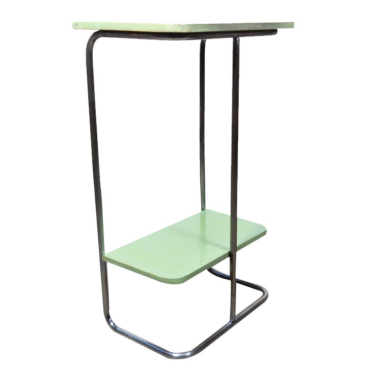 Tubular Steel Console Table by Robert Slezák, 1930s | Chairish