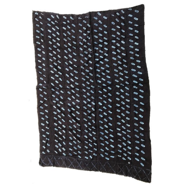 Weaving Mali Indigo Mud Cloth Textile | Chairish