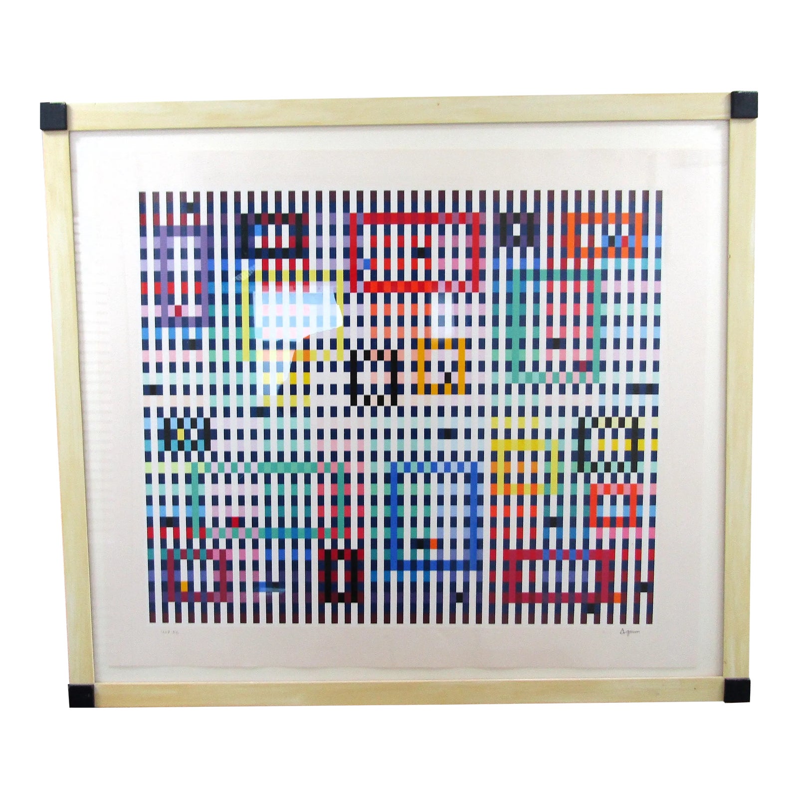 Yaacov Agam "Magic Raindrop Ii" Serigraph Signed and Numbered 13/18 H.C ...