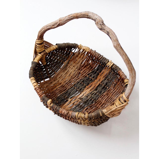 Vintage Rustic Basket | Chairish